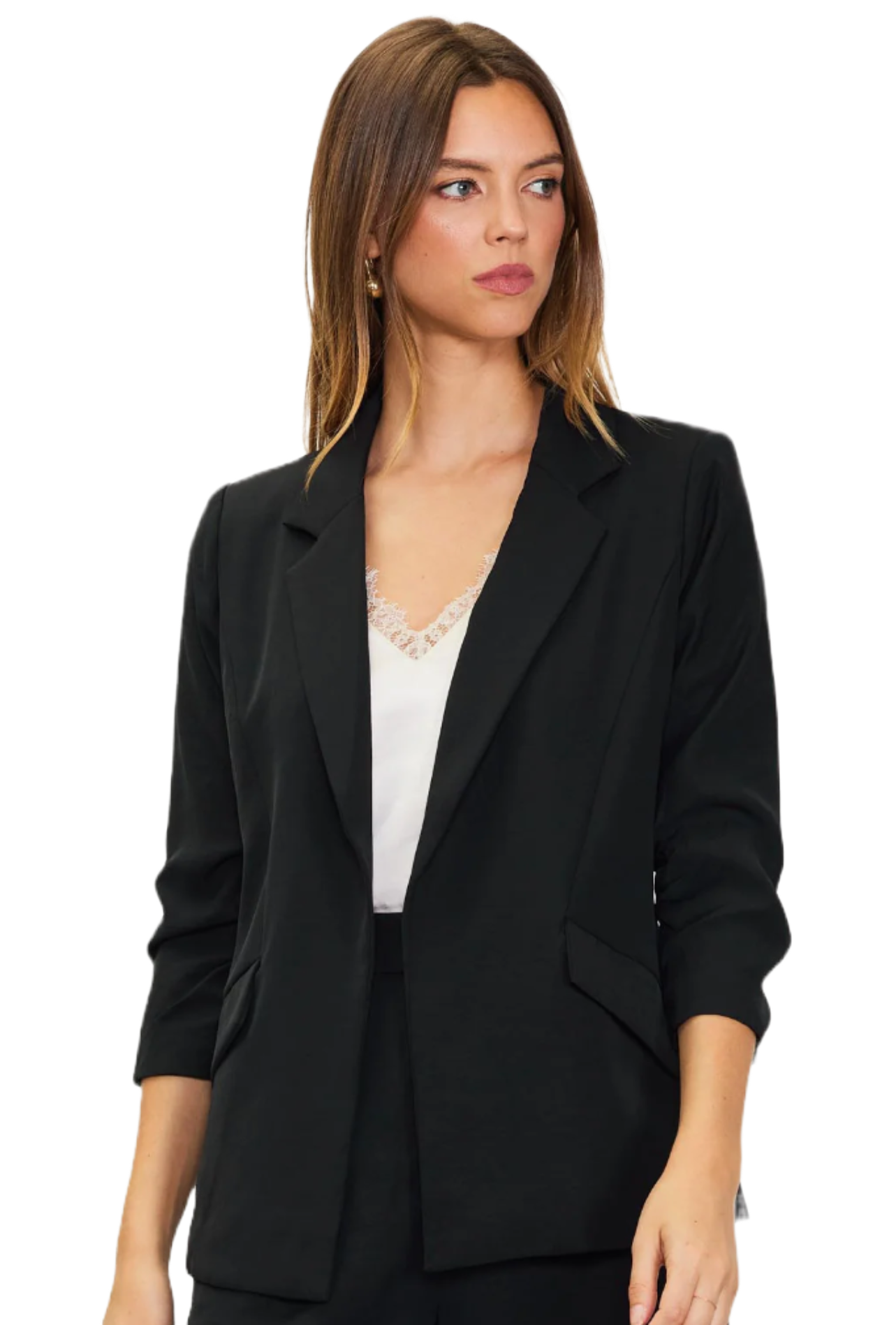 The Haylee Blazer- Black – Love Bella